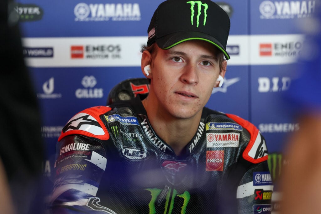 Fabio Quartararo and Massimo Meregalli disagree about whether Yamaha's ...