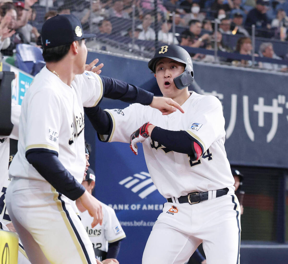 【オリックス】紅林弘太郎が今季4号ソロ「低めのスライダーにうまく反応できた」4発はすべて9番で記録