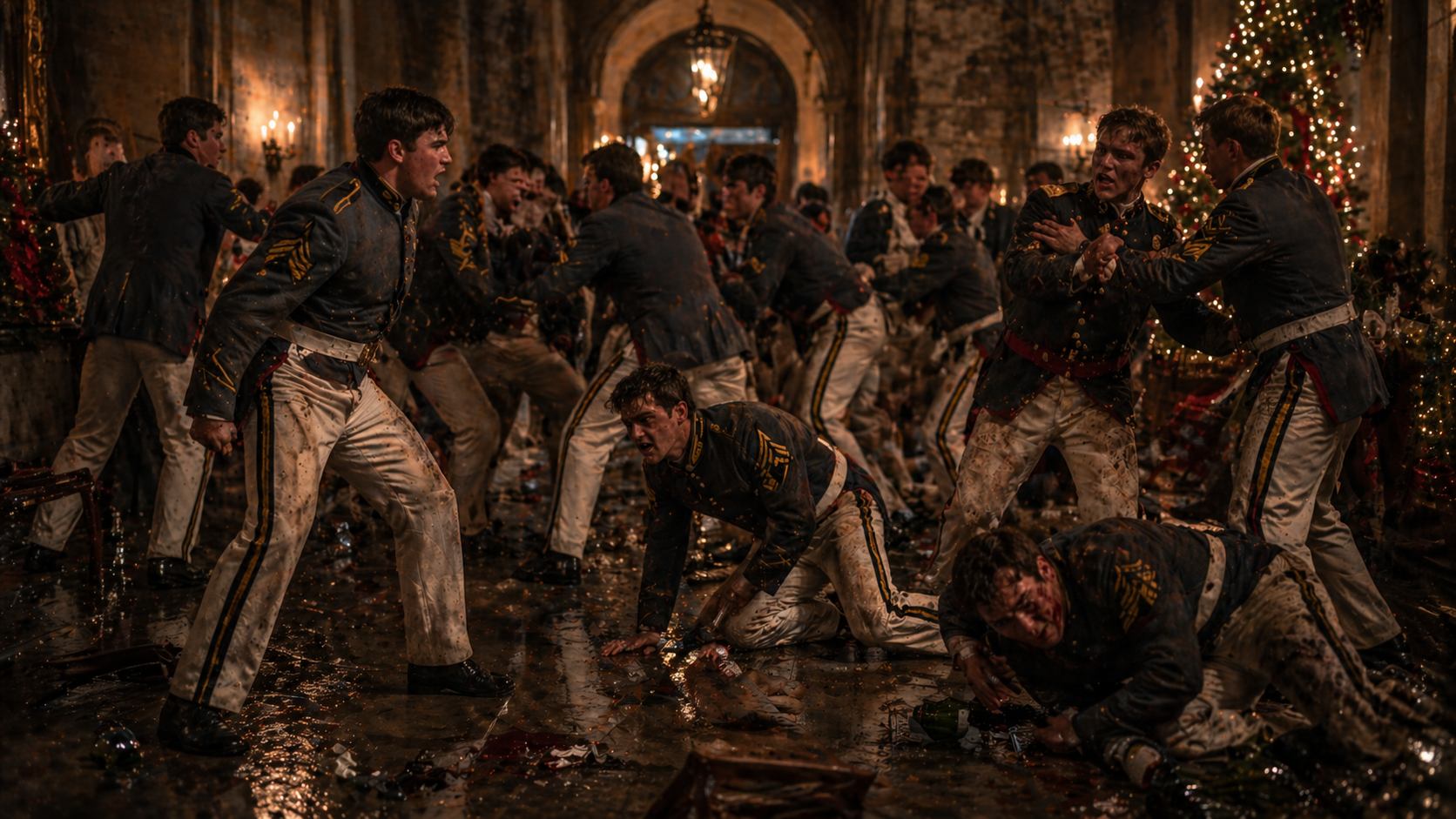 This video shows a royal family destroying itself through war and death