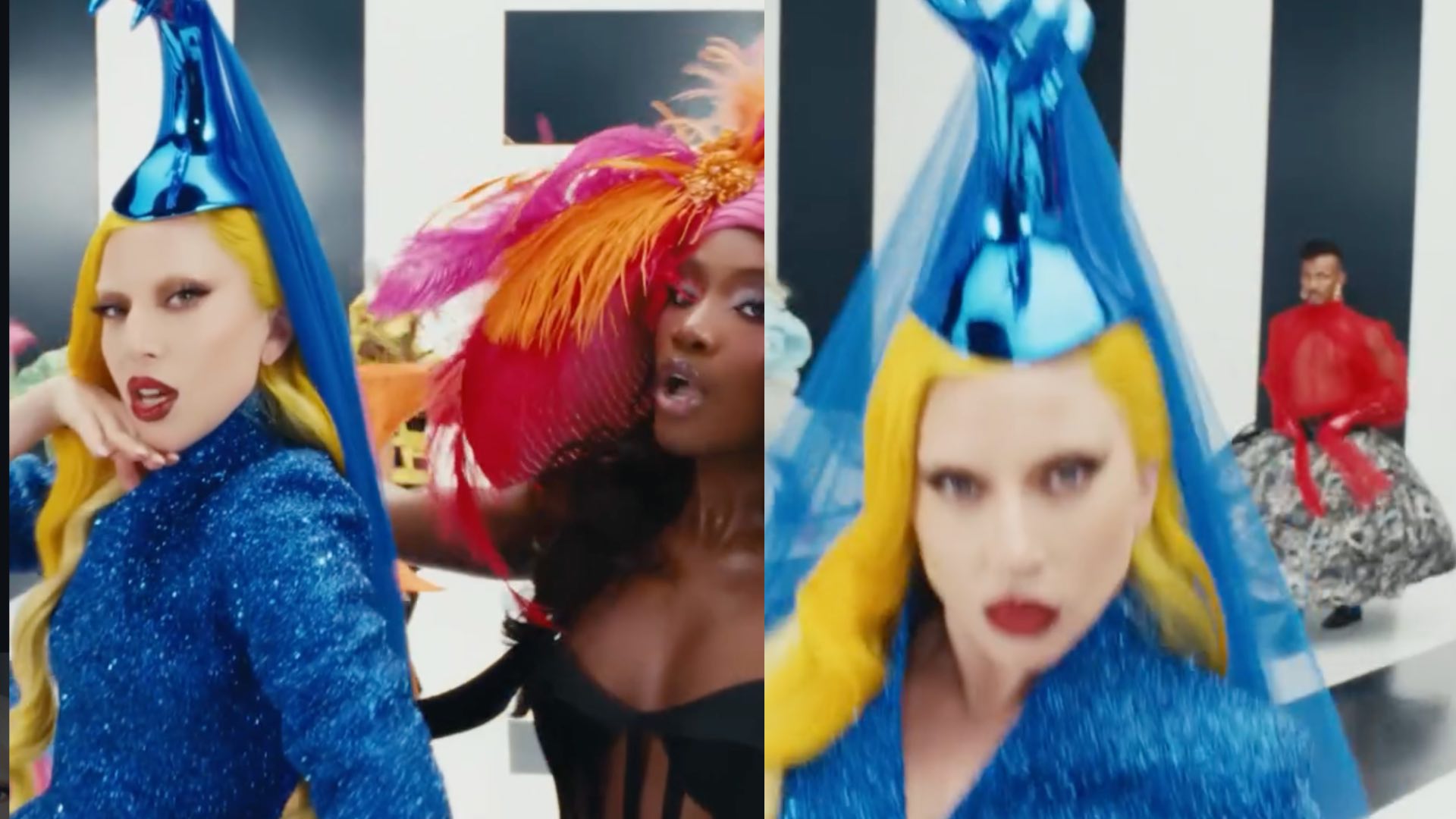 Platinum blonde hair and a surprise duo: rapper Doechii and singer Lady ...