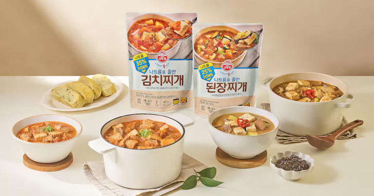 오뚜기, 'LIGHT&JOY 나트륨을 줄인 된장찌개·김치찌개' 출시