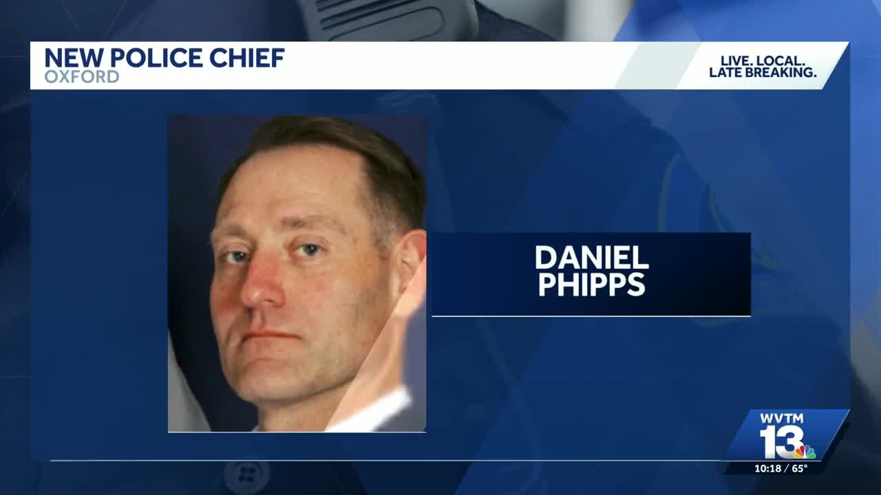 Oxford names Daniel Phipps as new police chief