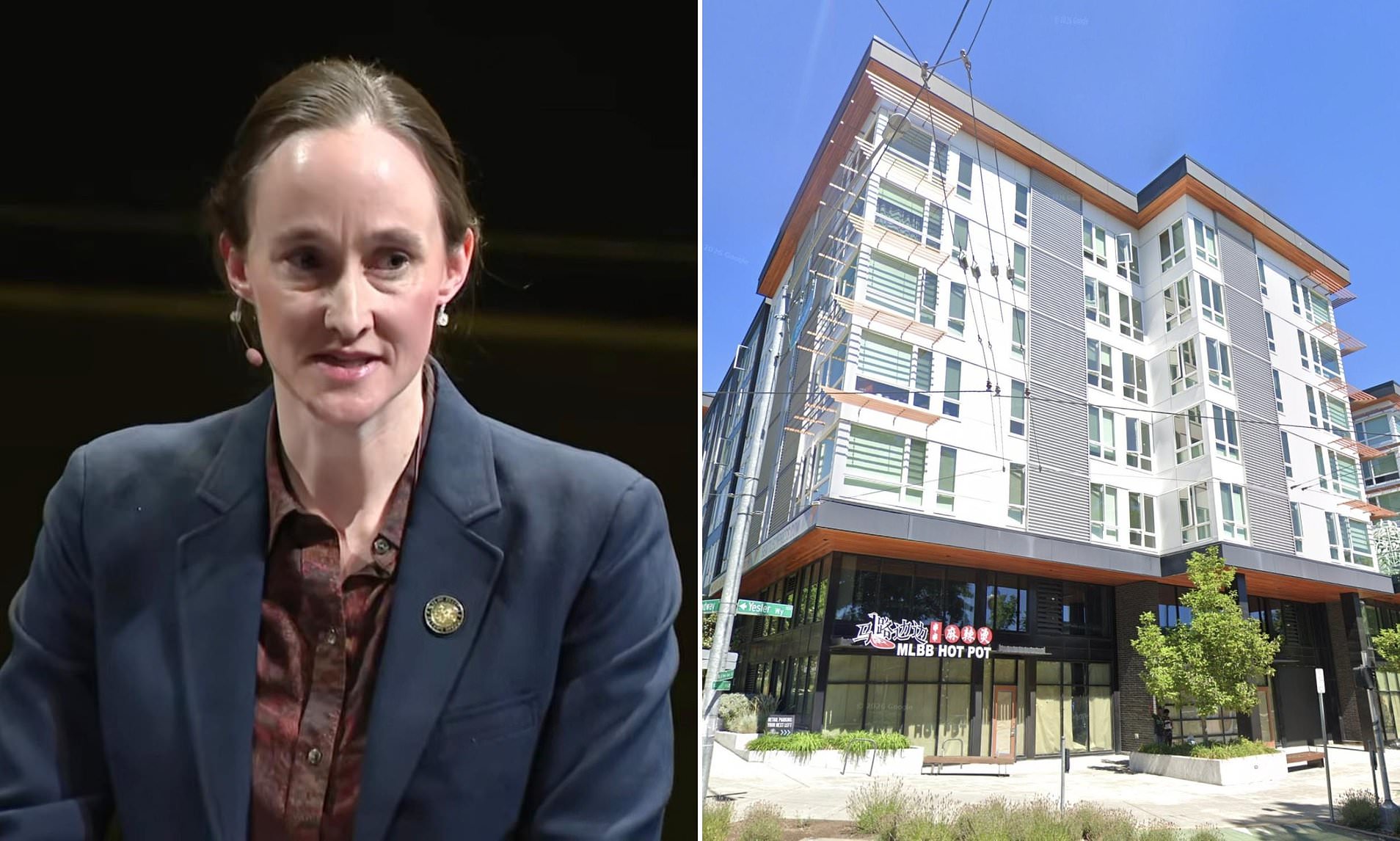 Seattle Mayor Katie Wilson rushed from news conference after reports of ...