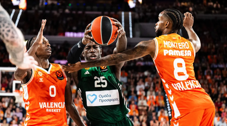 Panathinaikos steals game 1 from Valencia with clutch 68-67 victory in ...