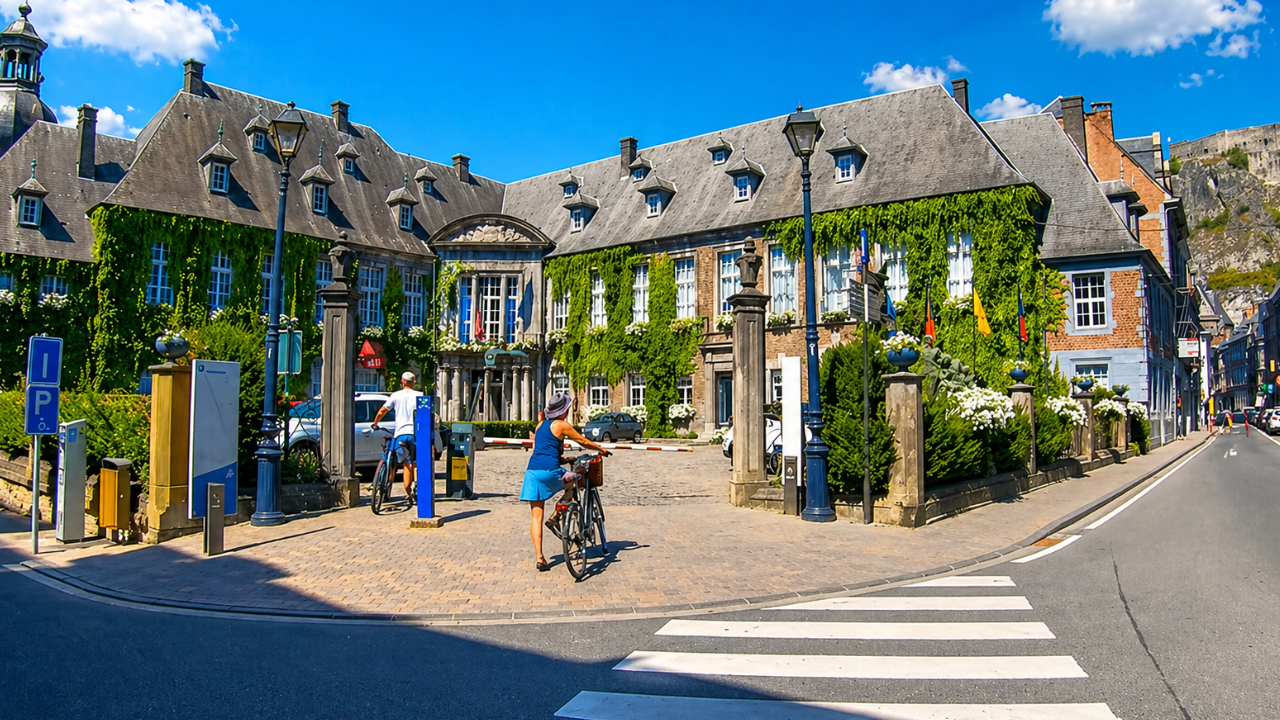 ¿Por qué Dinant es una de las ciudades más pintorescas de Bélgica?