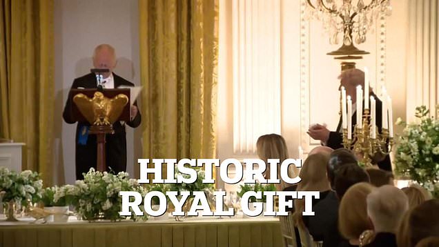 'Give us a ring': King Charles gifts Trump a namesake treasure