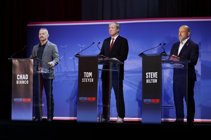 Candidates for governor scrap in fiery debate that may grab voter ...