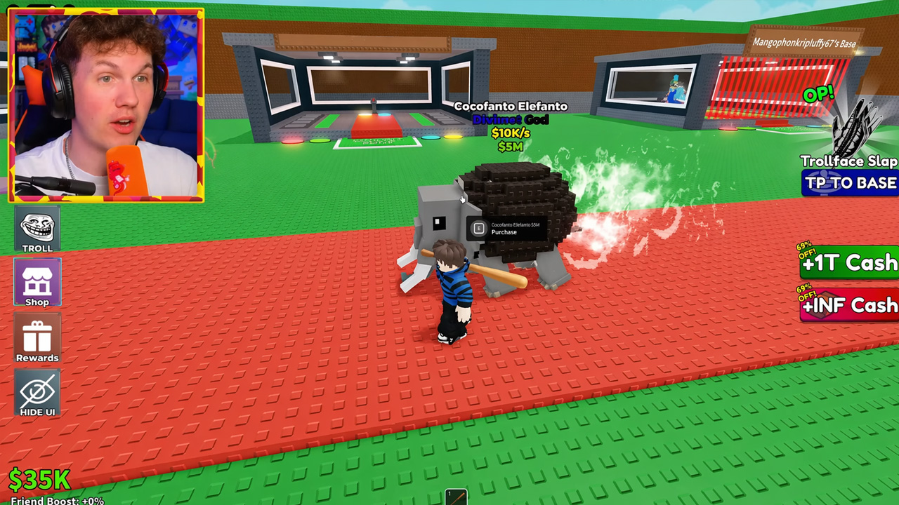 Hvordan man bliver rig med hemmelig hjernerot i Roblox