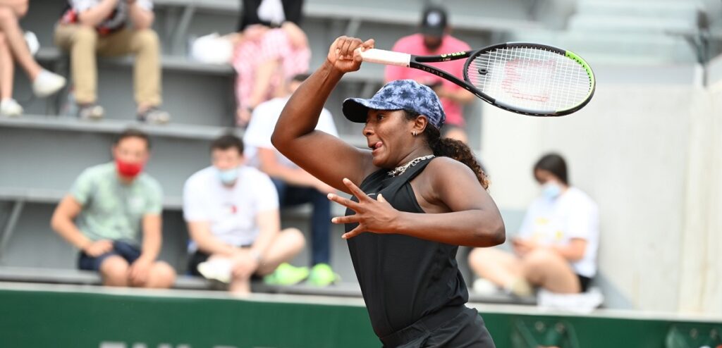 Hailey Baptiste qui a sauvé 6 balles de match pour sortir Sabalenka ...