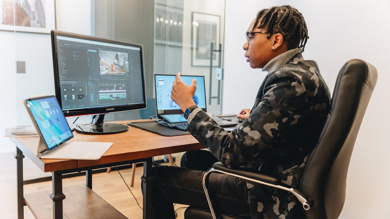 A productive day in the life of a content creator