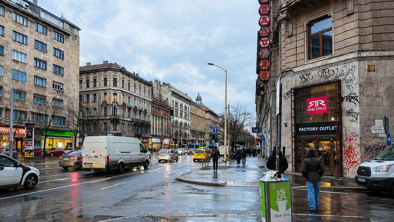 What is daily life like in central Budapest?