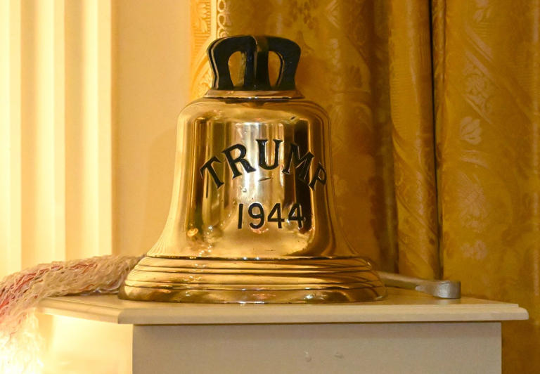 Here’s why King Charles gave Donald Trump a bell from HMS Trump