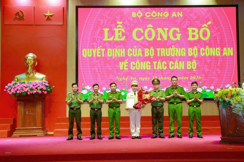 Nghệ An có tân Phó Giám đốc Công an tỉnh