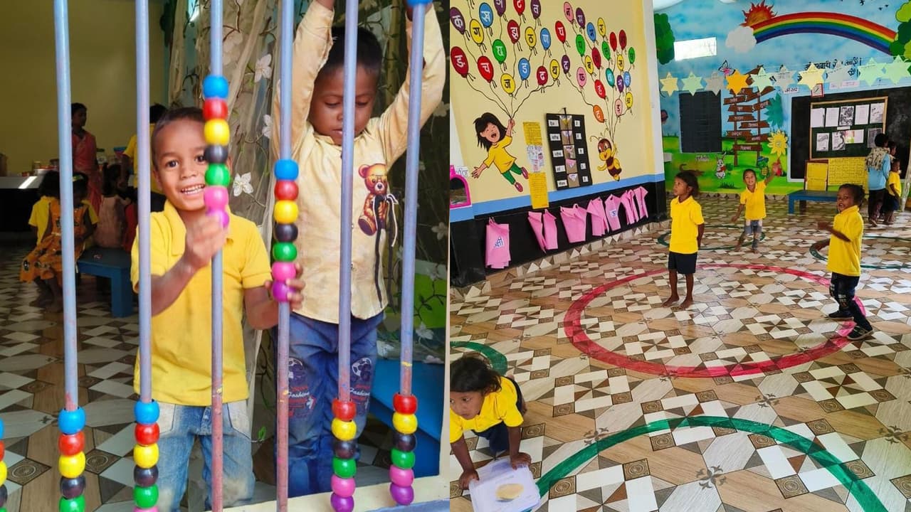 Chhattisgarh news: आंगनबाड़ी केंद्र बने स्मार्ट पाठशाला, बदल रही बच्चों ...