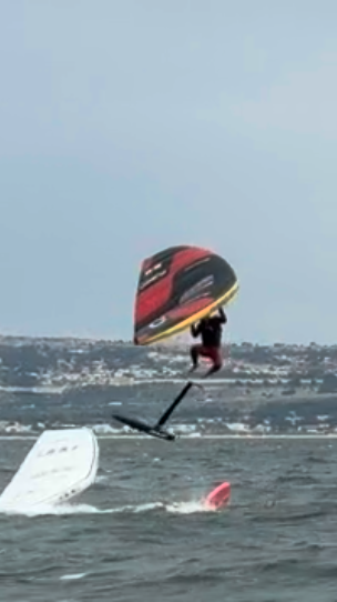 What wingfoiling feels like from a unique POV