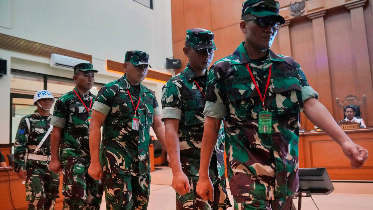 Trial commences for four Indonesian military personnel in acid attack ...