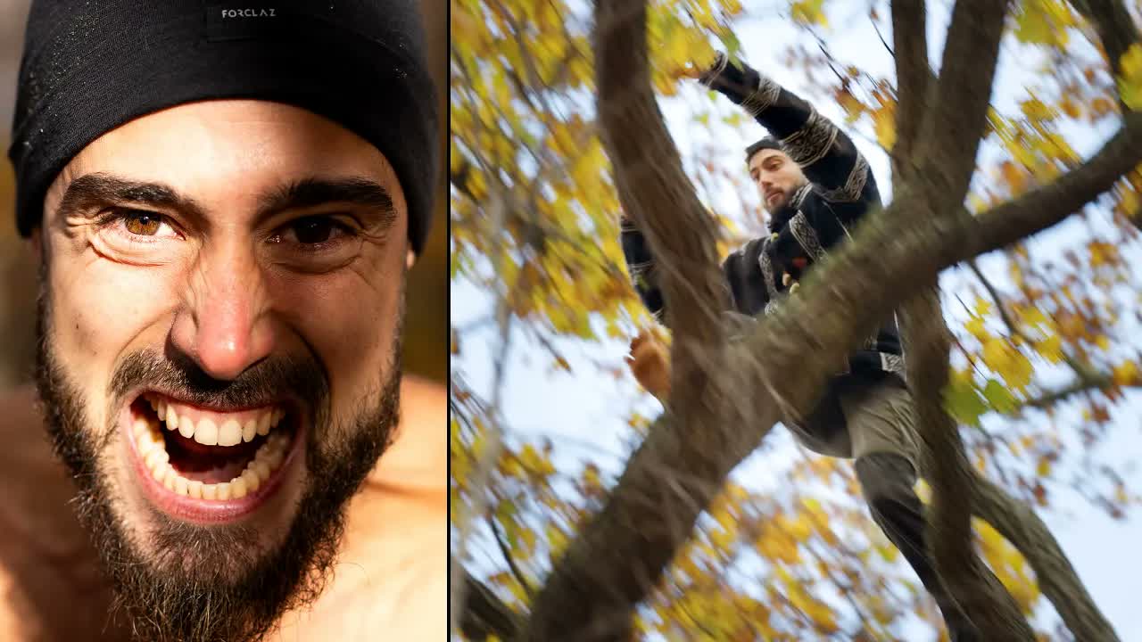 The man who outclimbs monkeys - a real life Tarzan