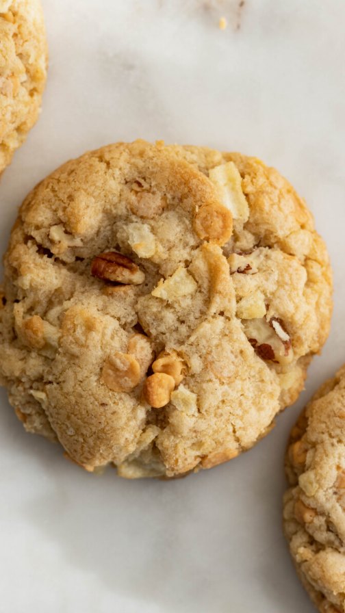 Sweet and salty potato chip cookies, chewy, crispy and iconic flavor
