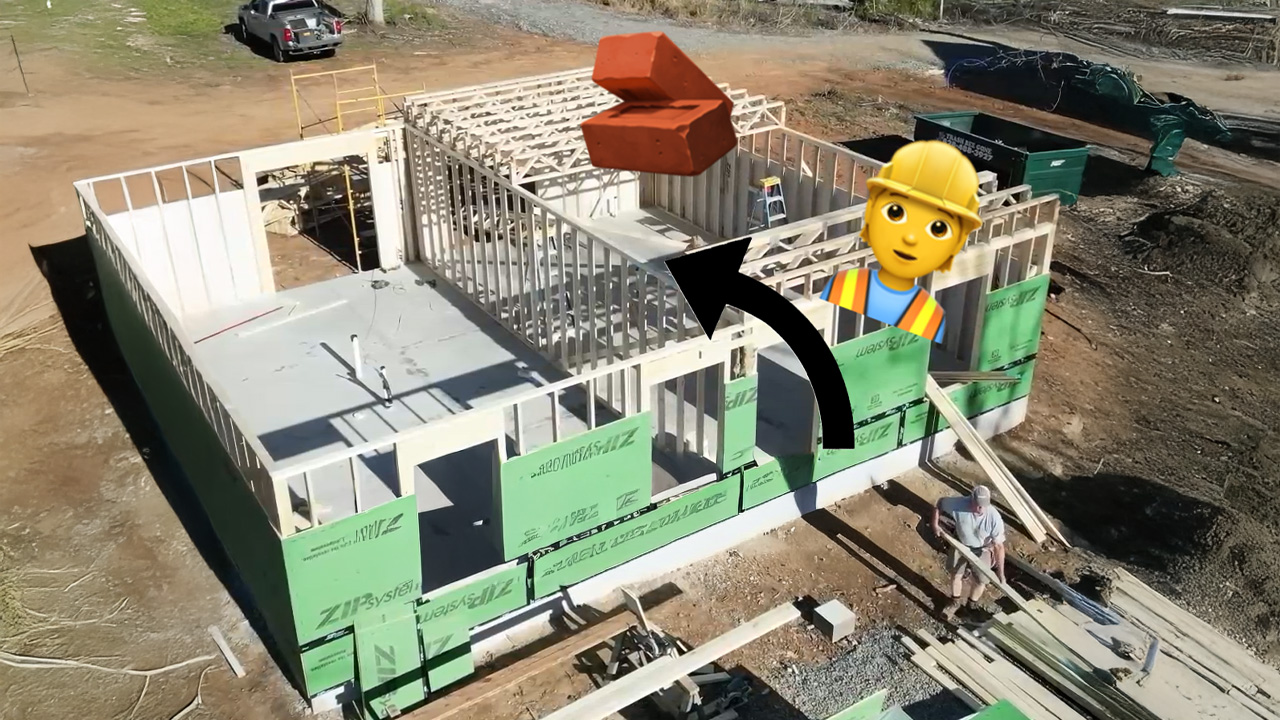 How the walls of a house are made