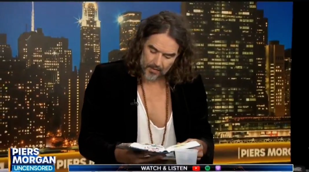 Piers Morgan accuses Russell Brand of being 'inappropriately tactile ...
