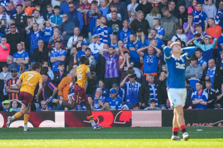 Motherwell could smell Rangers pressure and pounced on it, says goal ...