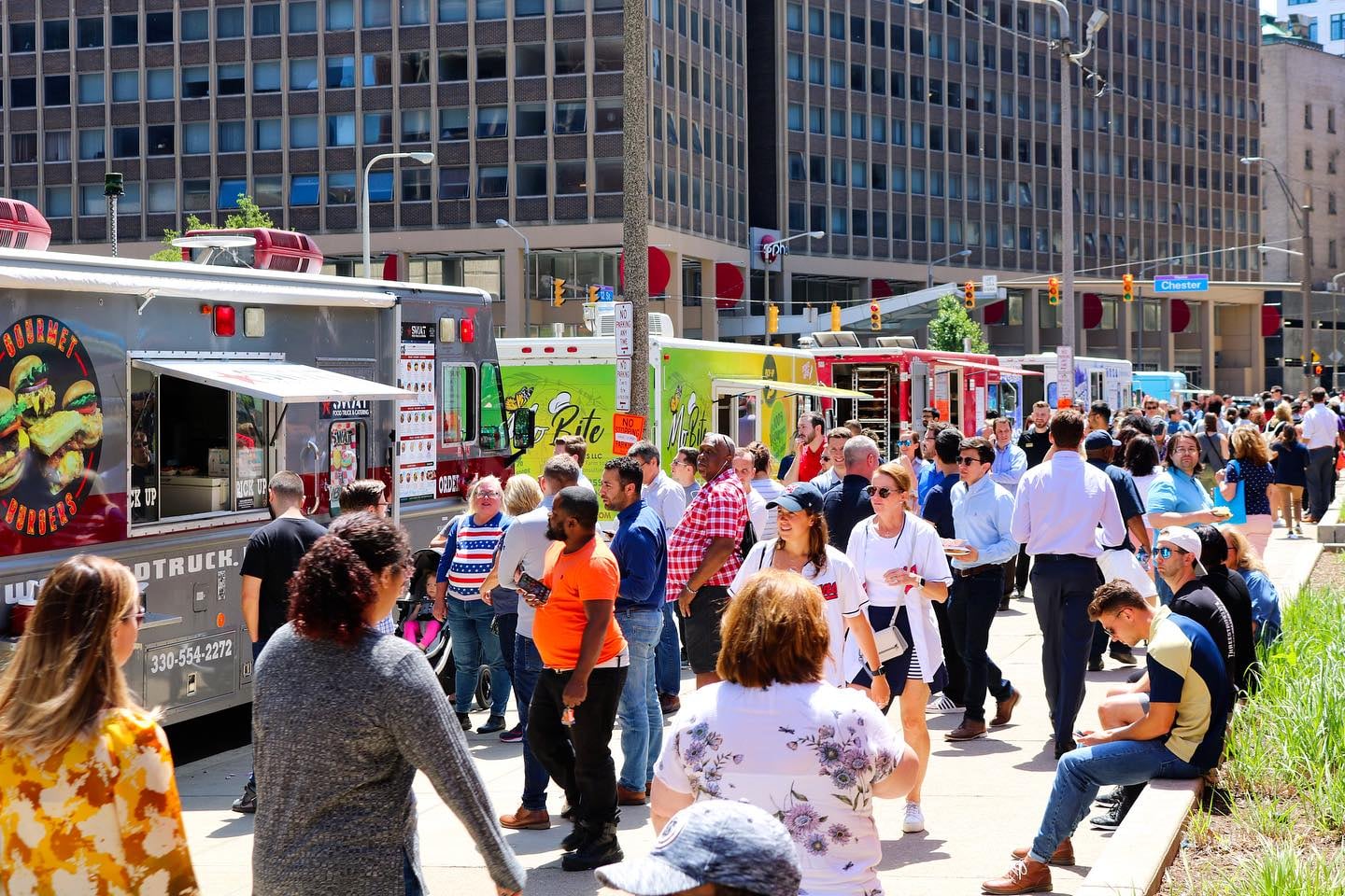 Food trucks rolling into downtown Cleveland every weekday this summer