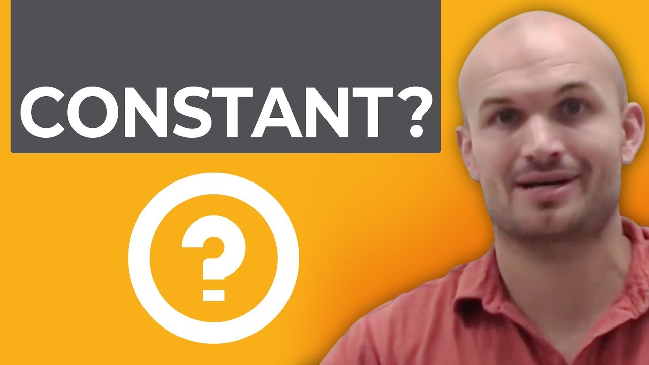 What is a constant?