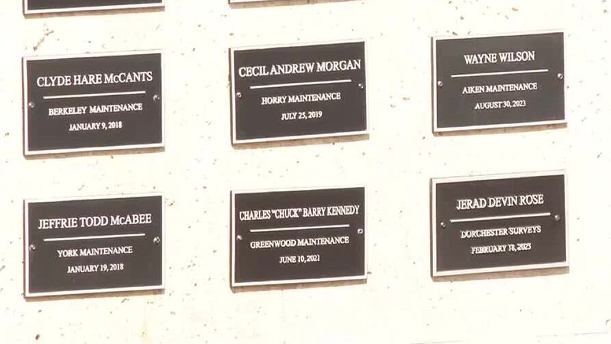 SCDOT remembers fallen workers at annual memorial ceremony