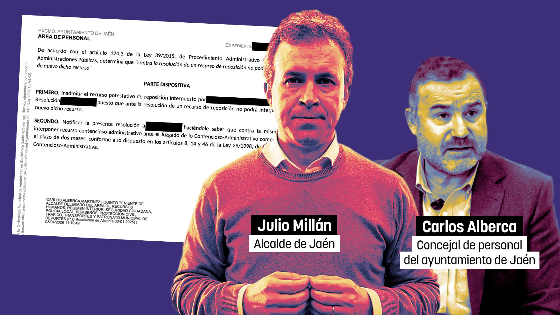 La trama de ‘enchufes’ del PSOE en el Ayuntamiento de Jaén: «Estoy ...