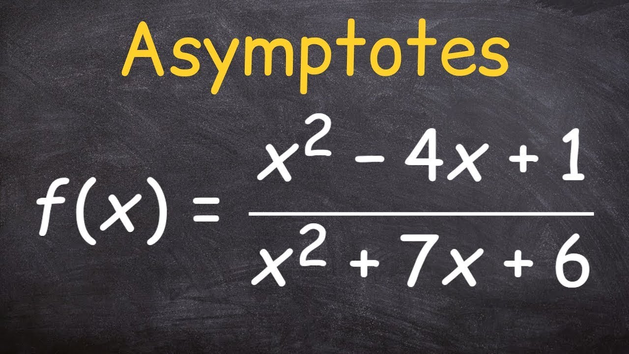 Finding the asymptotes