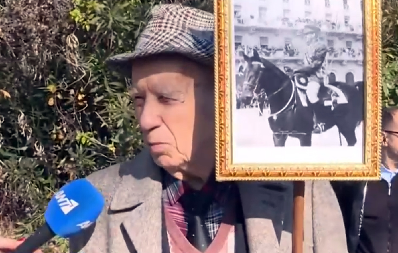 Όταν ο 89χρονος παρευρέθηκε στην κηδεία του πρώην βασιλιά Κωνσταντίνου ...