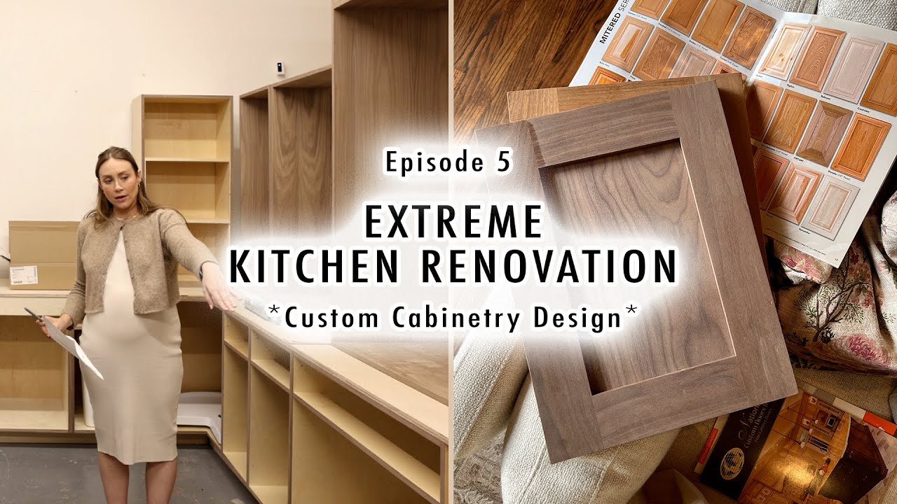 Designing our custom kitchen cabinetry