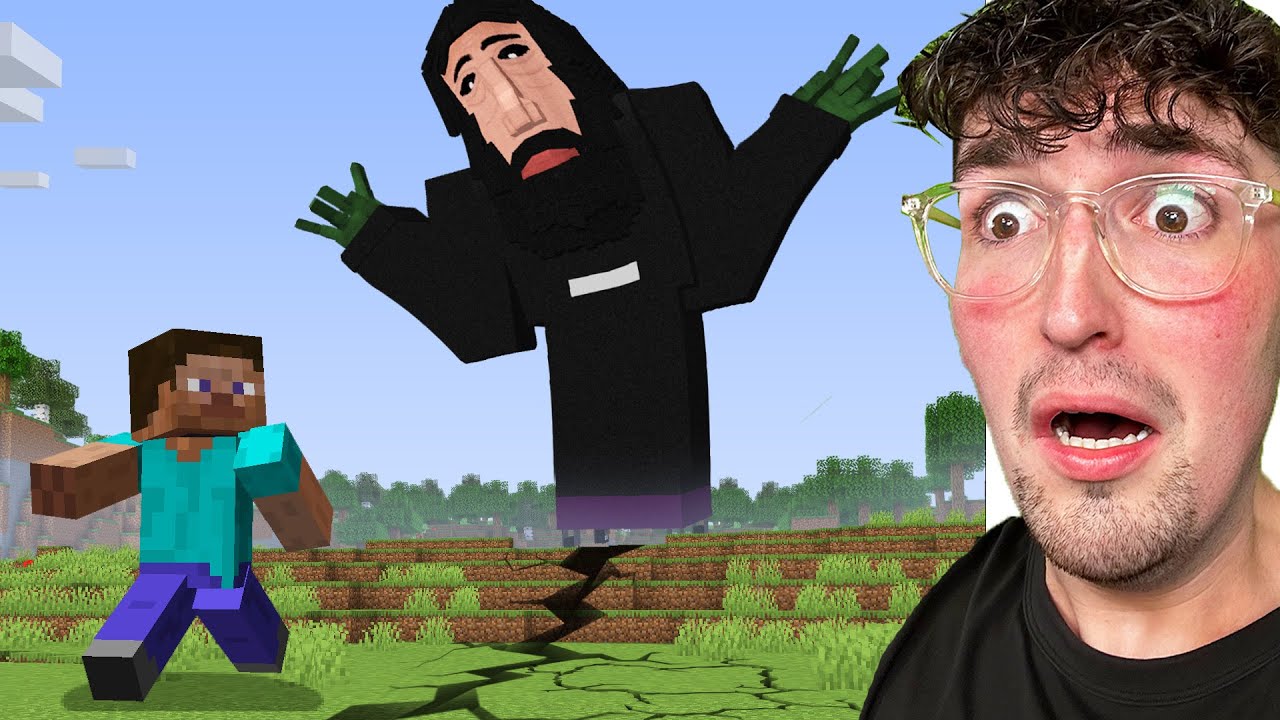 Outrun the unstoppable rolling giant in Minecraft