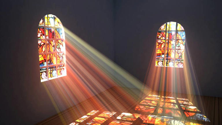 Transform your ordinary window into stunning stained glass with this ...