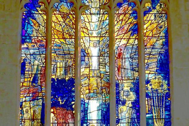Church window created by artist wins award