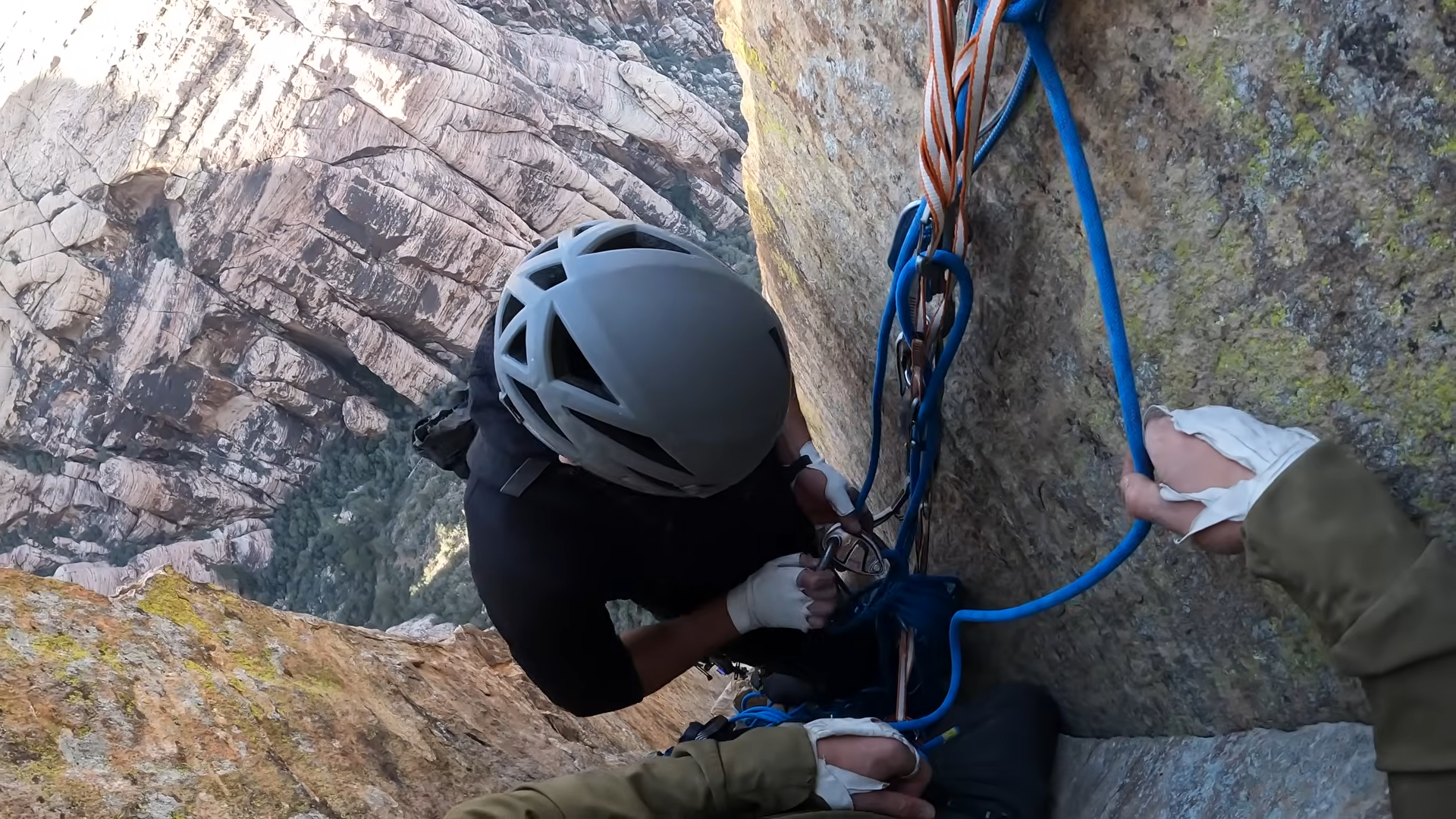 High above Red Rock - and the crux shut me down