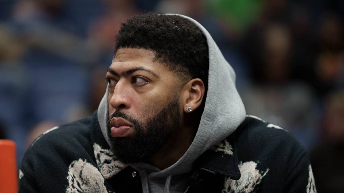 Anthony Davis’ immediate reaction after NBA draft lottery
