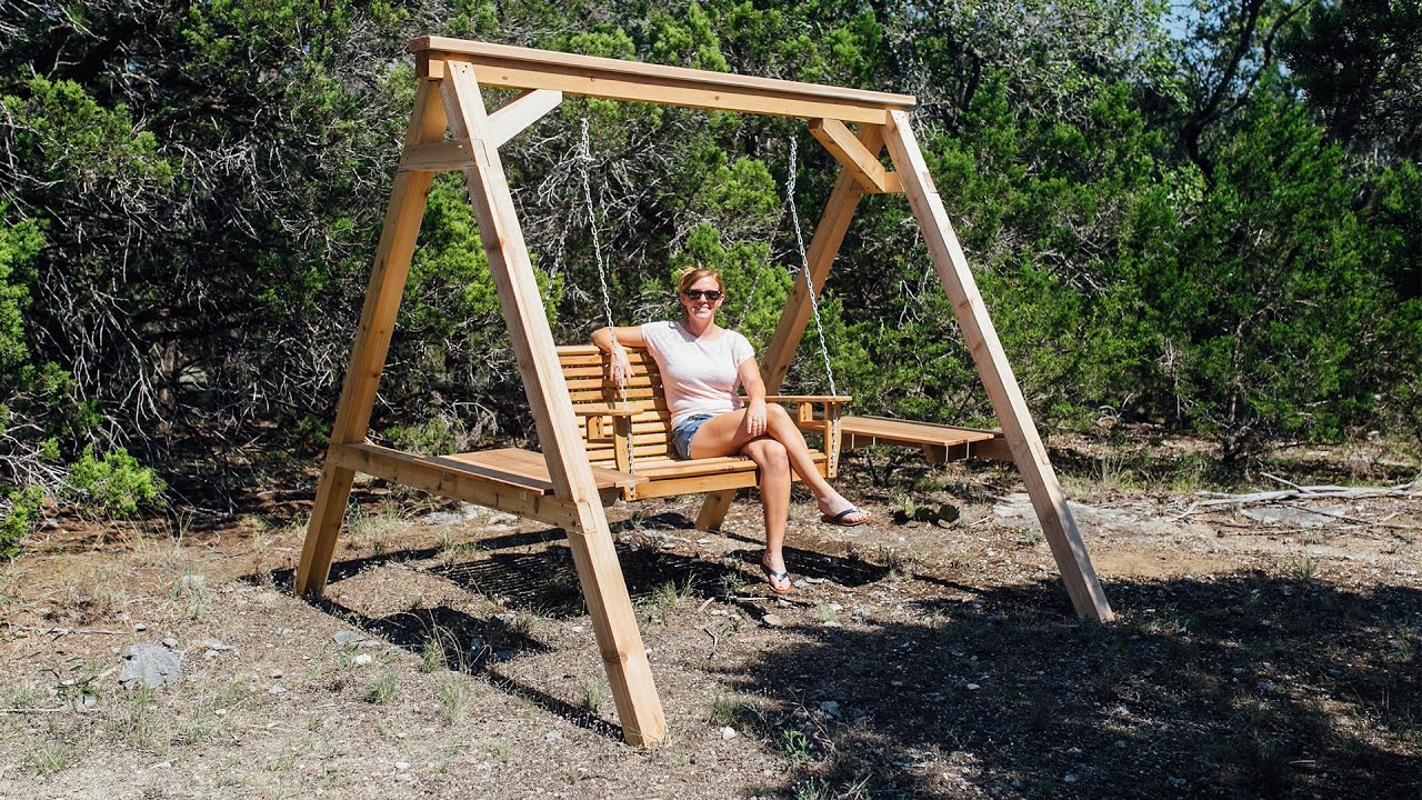 Build a sturdy DIY porch swing frame for outdoor relaxation