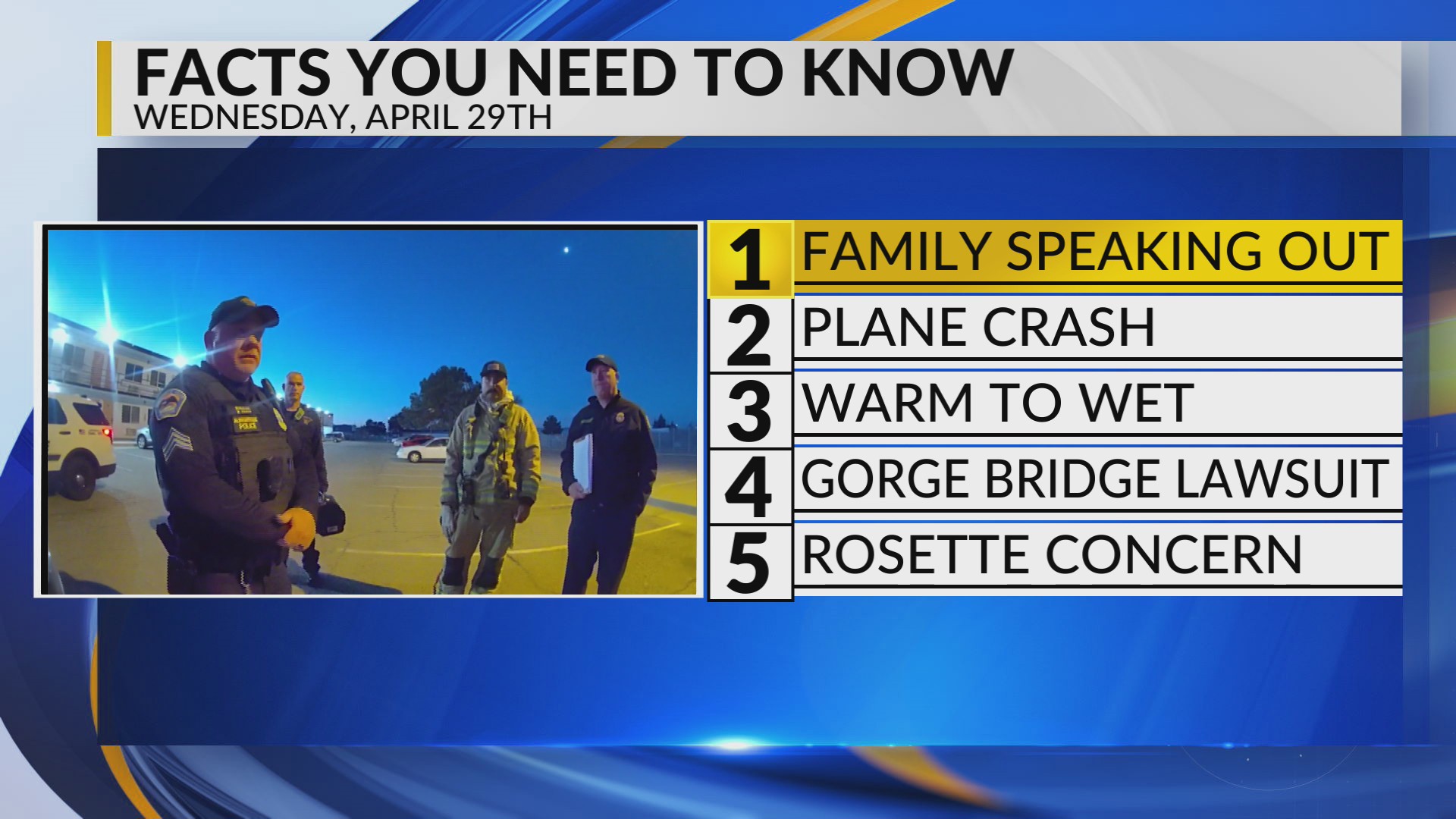 KRQE newsfeed: Family speaks out, Santa Fe County plane crash, warm ...