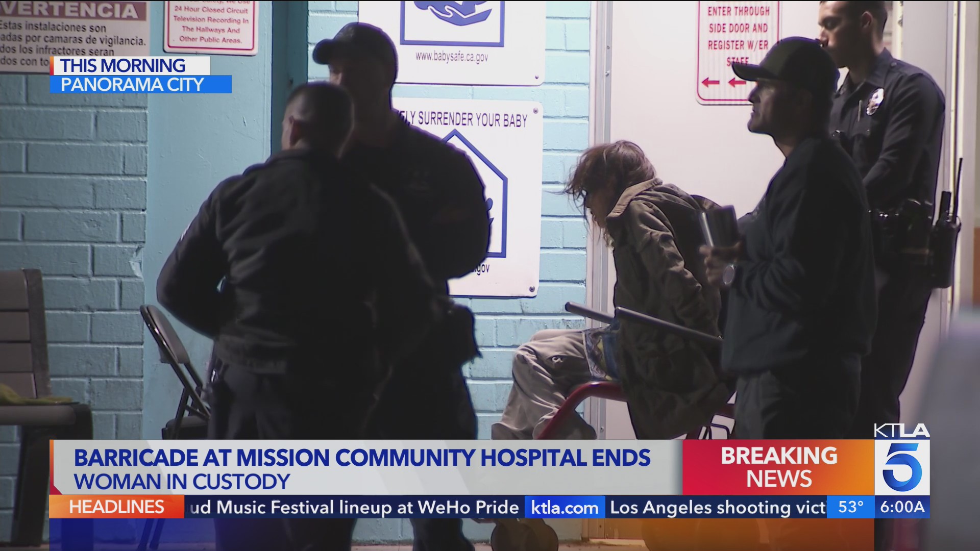 Woman with knife sparks ER evacuation at LA hospital