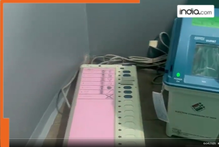 BJP button on EVM taped, option to vote lotus symbol blocked; here's ...
