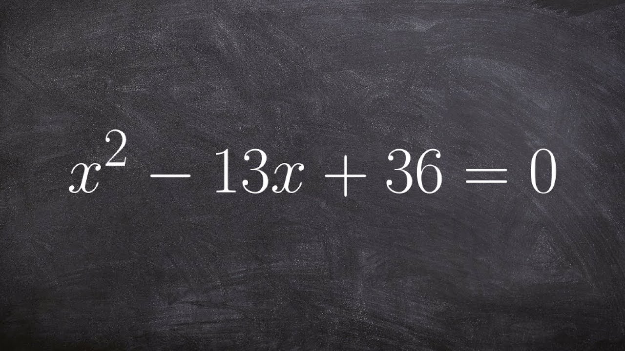 Solving an equation by completing the square