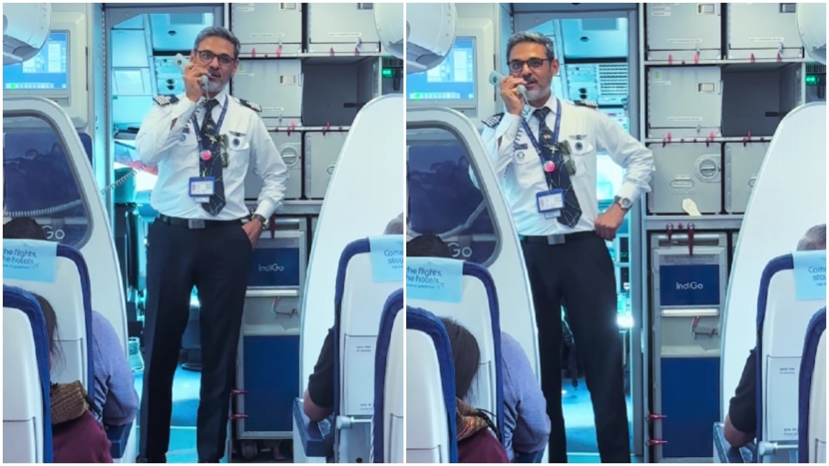 IndiGo pilot's in-flight announcement for kind passenger is pure feel ...