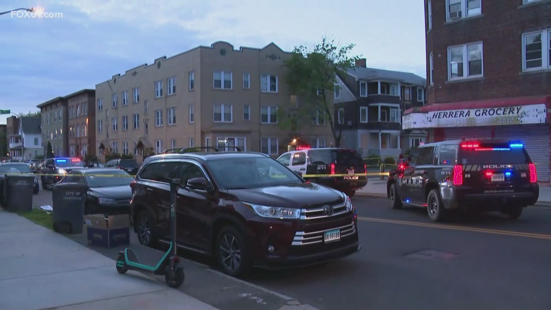 Hartford homicide investigation on Rowe Avenue