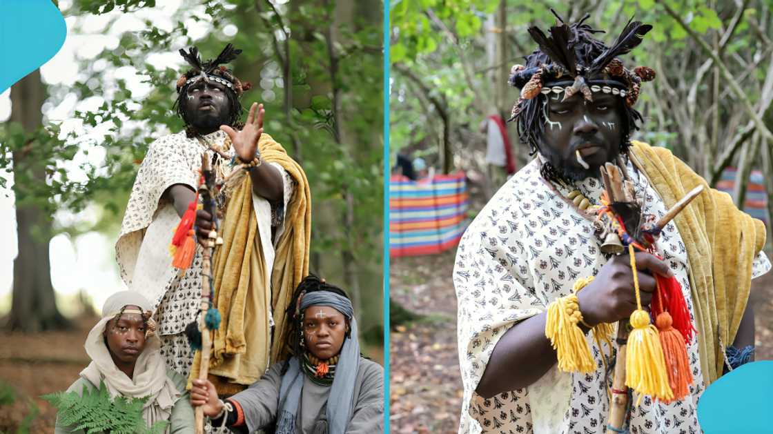 King Atehene's family in Ghana in trouble as his current look sparks ...
