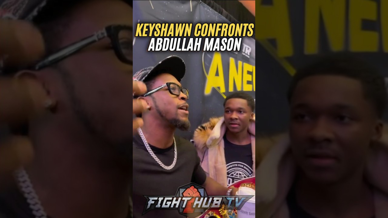 Keyshawn Davis confronts Mason during heated backstage exchange