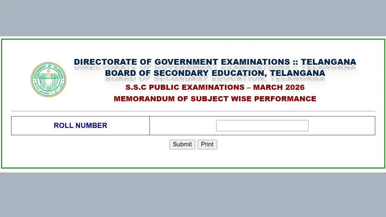 TS SSC result 2026 declared at 95.15% pass; girls outshine boys again