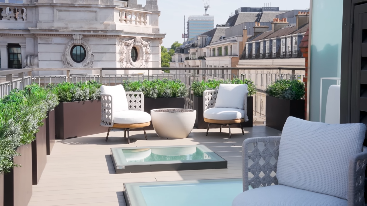 A 3-storey London penthouse with gym and roof terrace