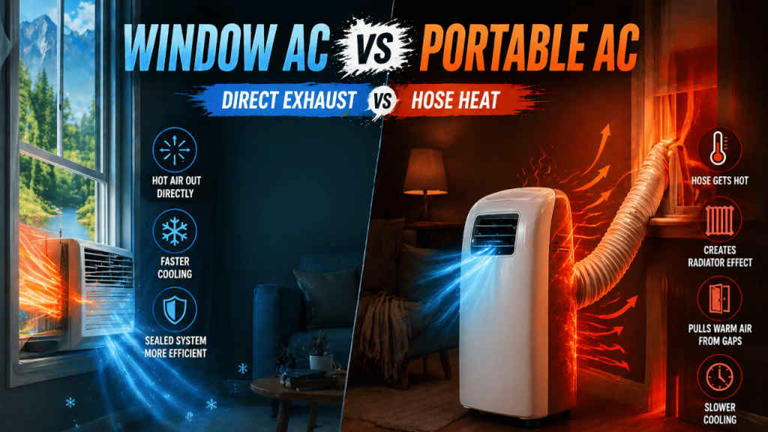 Portable AC vs window AC: From price to cost and cooling, every aspect ...