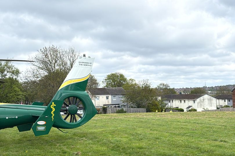 Air ambulance lands in Newcastle after man suffers serious injuries in ...